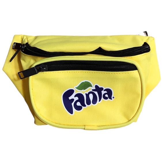 Bags | Fanta Retro Style Yellow Fanny Pack Bum Bag | Poshmark